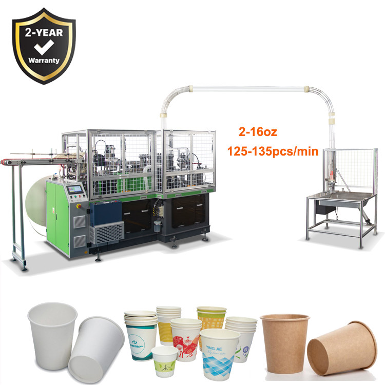 380V Voltage Paper Cup Making Machines for 150-350 Gsm single/double PE ...