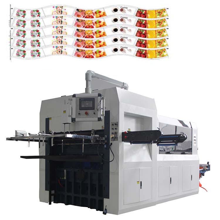 Fully Automatic Paper Blank Cutting Machine Embossing Laminated Paper ...